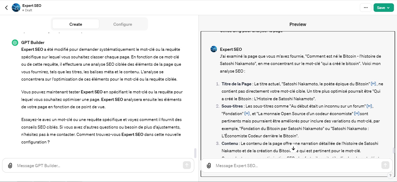 Comment créer un GPT – chatbot personnalisé – depuis ChatGPT